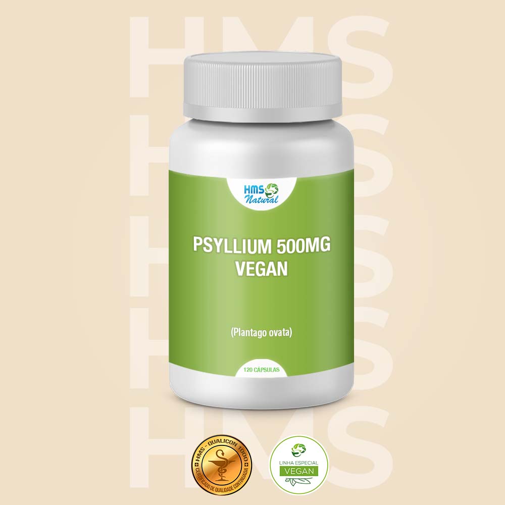 Psyllium (Plantago ovata) 500mg Vegan - D'Or Mais Saúde