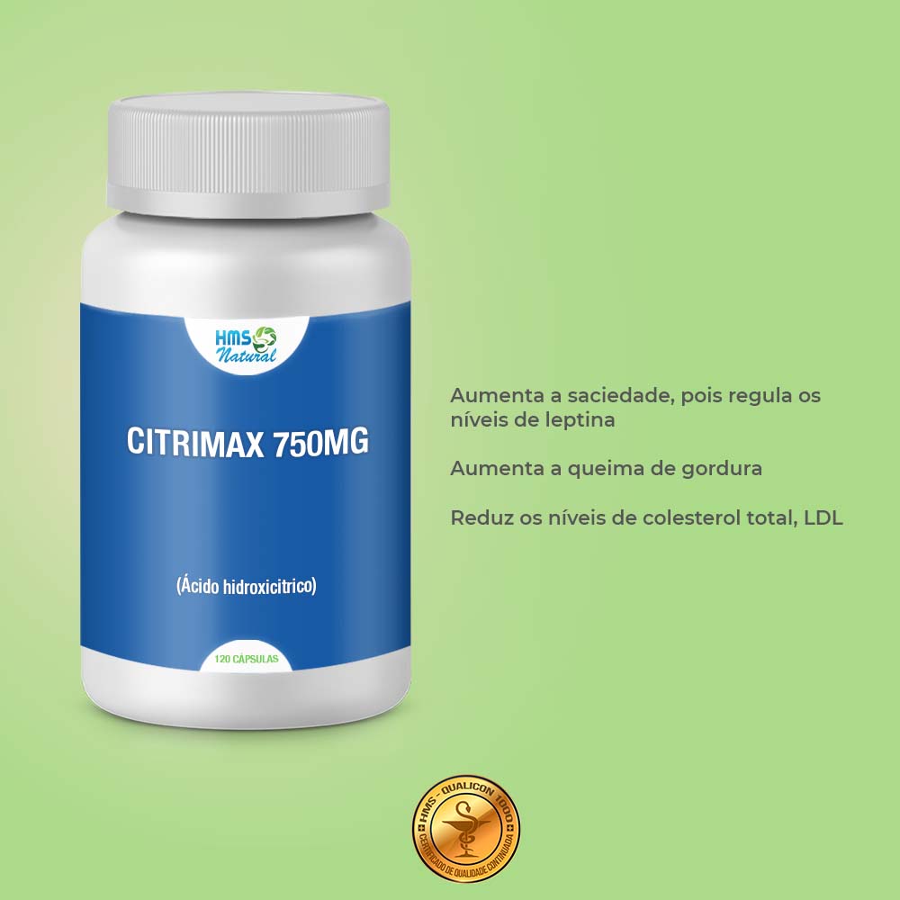 Citrimax (Ácido hidroxicitrico) 750mg - D'Or Mais Saúde