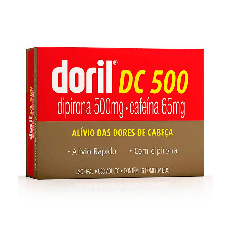 Doril DC 500Mg 16 Comprimidos - D'Or Mais Saúde