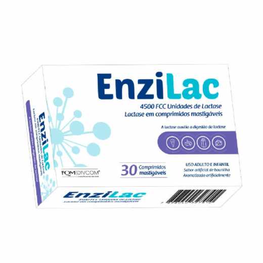 Enzilac 4500UI 30 Comprimidos Mastigaveis - D'Or Mais Saúde