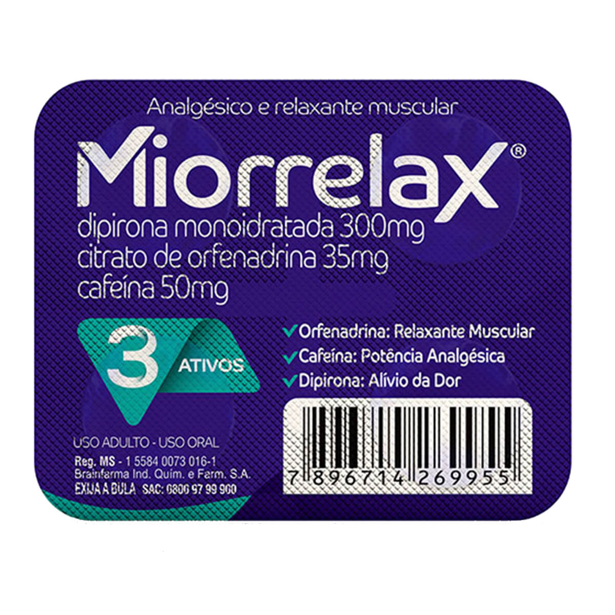 Miorrelax 4 Comprimidos - D'Or Mais Saúde