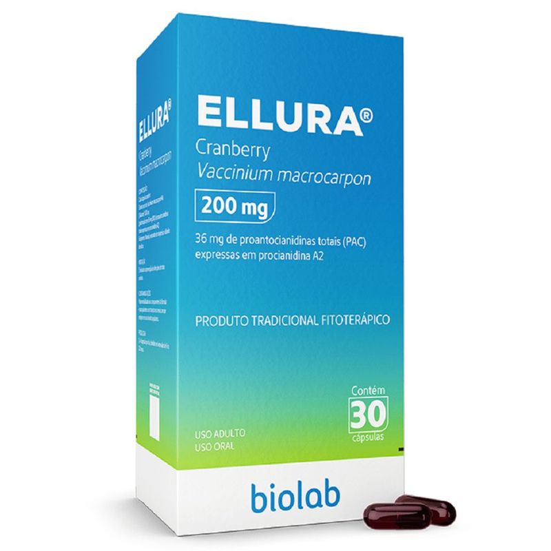 Ellura 200Mg 30 Cápsulas - D'Or Mais Saúde