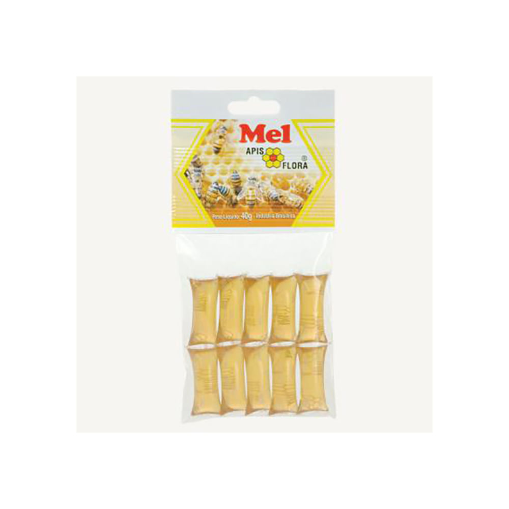 Mel Puro Sachê 40g 10 Unidades - D'Or Mais Saúde