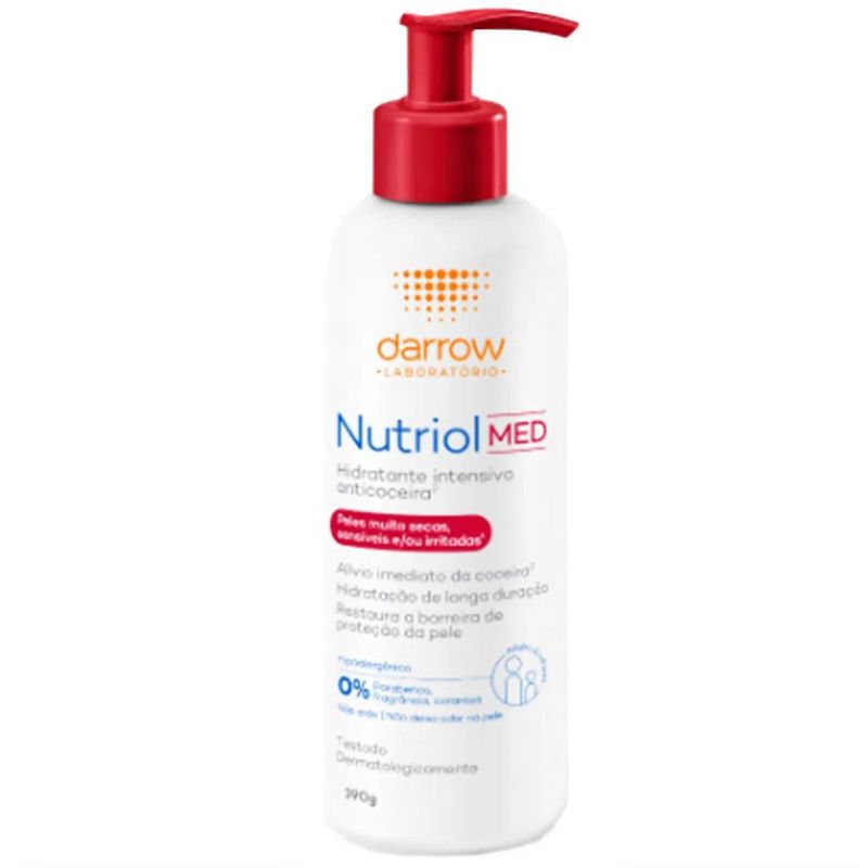 Nutriol Med Loção Hidratante Corporal Anticoceira 390ML - D'Or Mais Saúde
