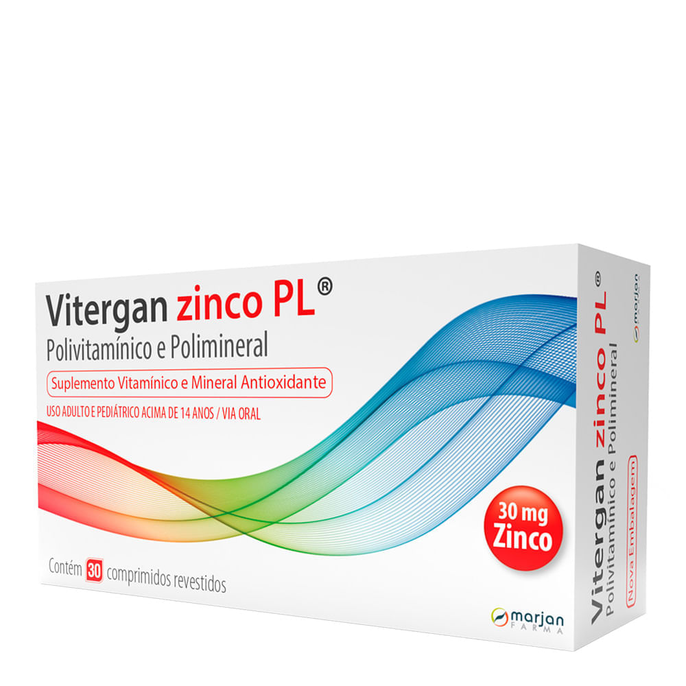 Vitergan Zinco Plus 60 Comprimidos - D'Or Mais Saúde