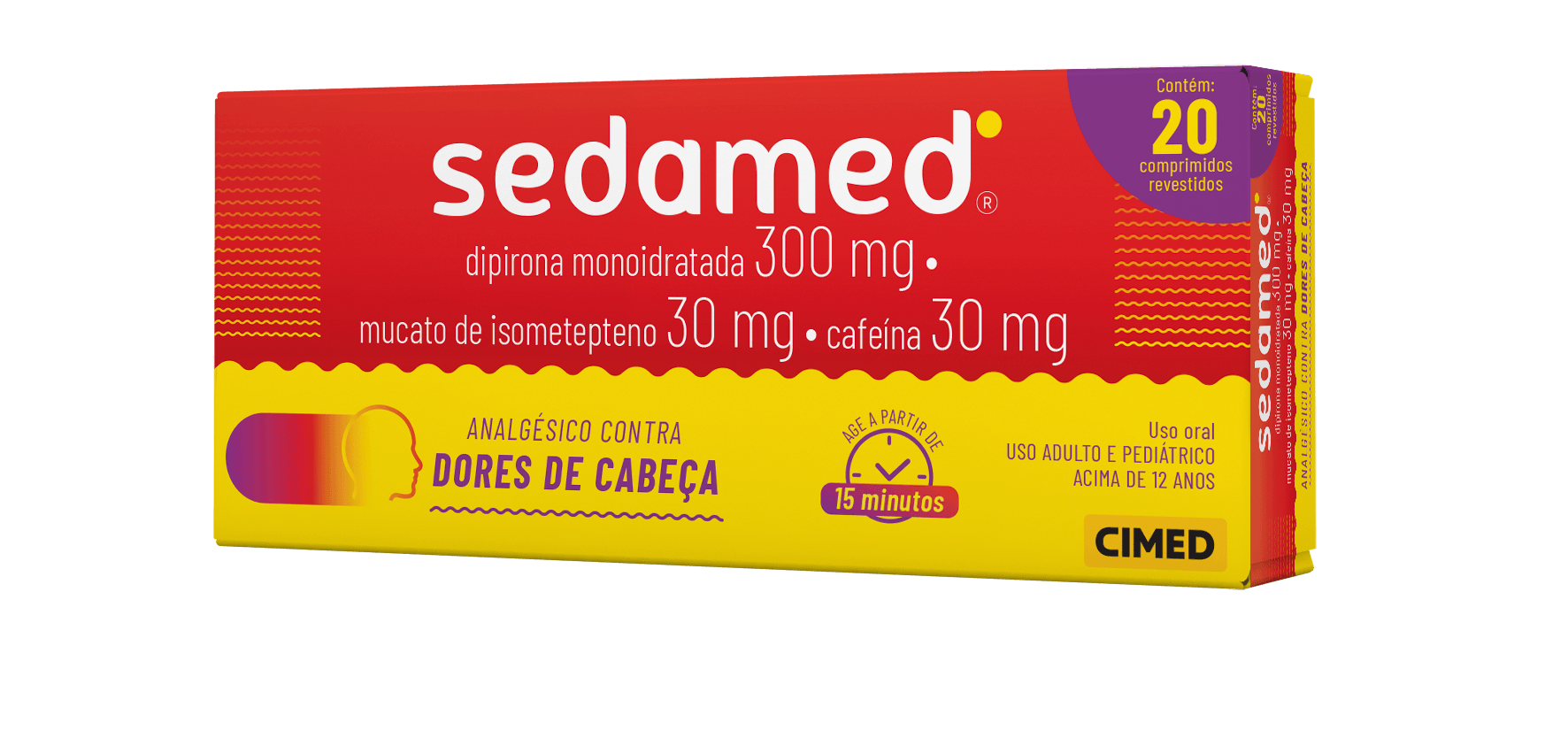 Sedamed 20 Comprimidos - D'Or Mais Saúde