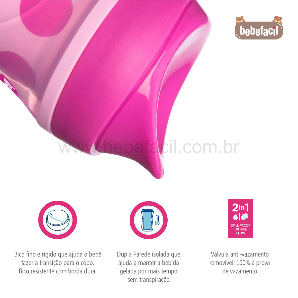 CH5188-A COPO ACTIVE CUP 14M+ MENINA - D'Or Mais Saúde