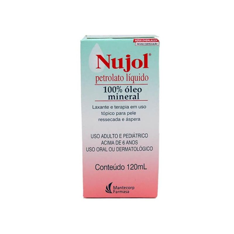 Óleo Mineral Nujol 120ml - D'Or Mais Saúde