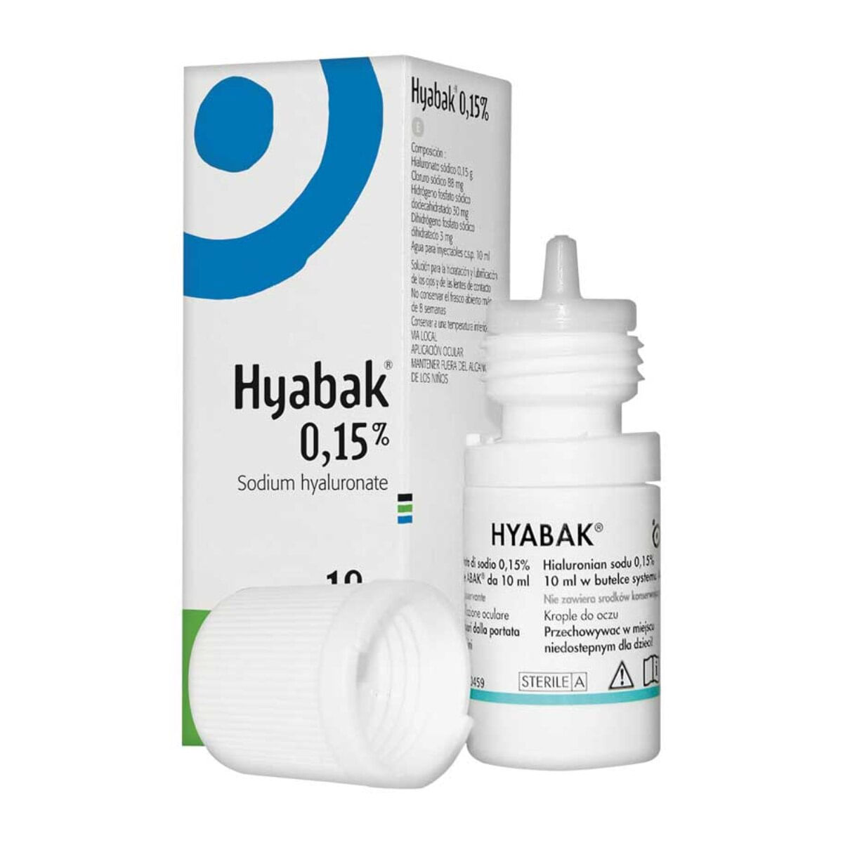 Hyabak 0,15% Solução Oftálmica 10ml - D'Or Mais Saúde