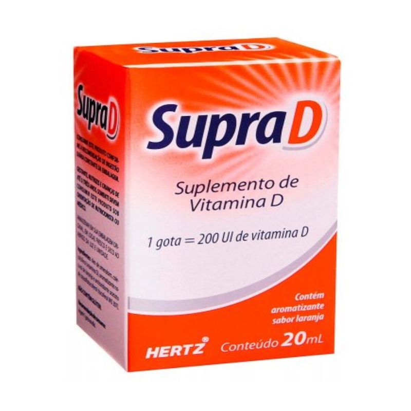 Supra D Gotas 200UI 20ml - D'Or Mais Saúde