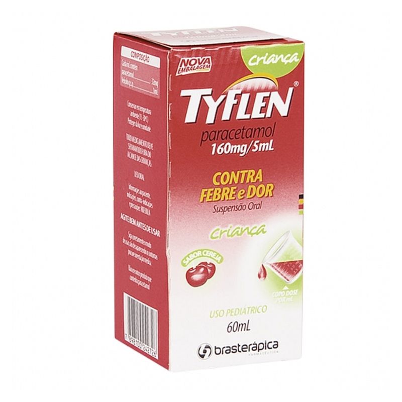 Tyflen Criança 160mg/5ml Suspensão Oral 60ml - D'Or Mais Saúde