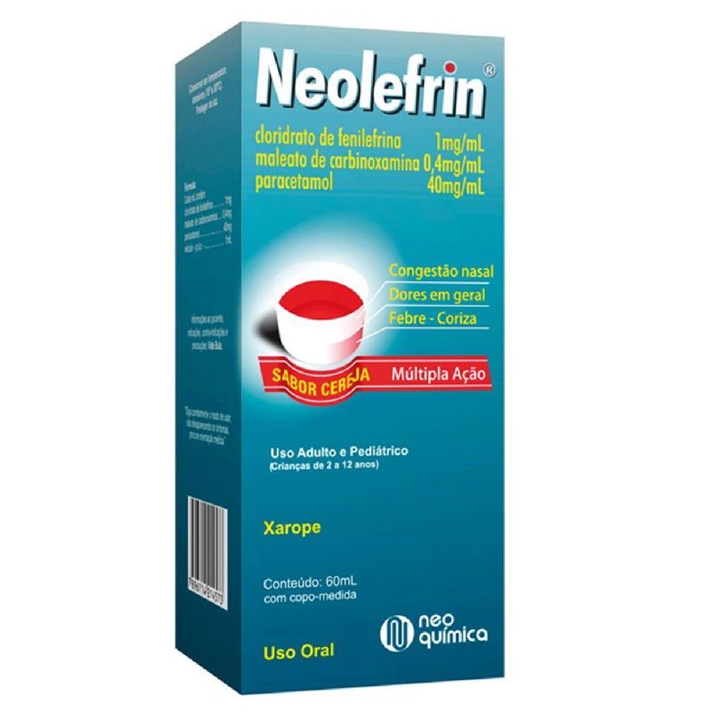 Neolefrin Xarope 60ml - D'Or Mais Saúde