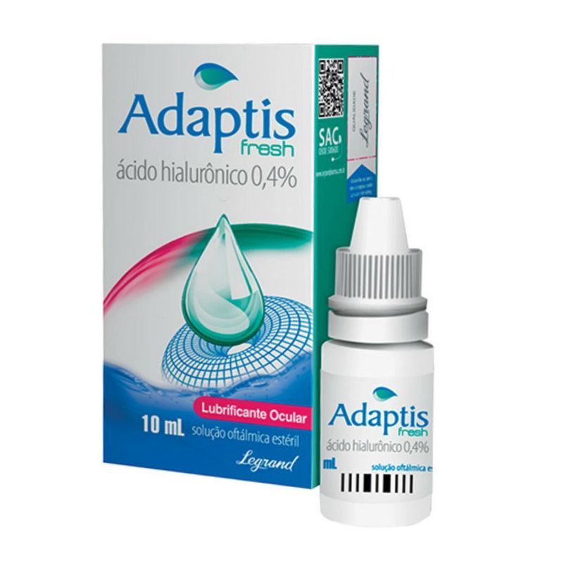 Adaptis Fresh 0,4% Solução Oftálmica 10ml - D'Or Mais Saúde