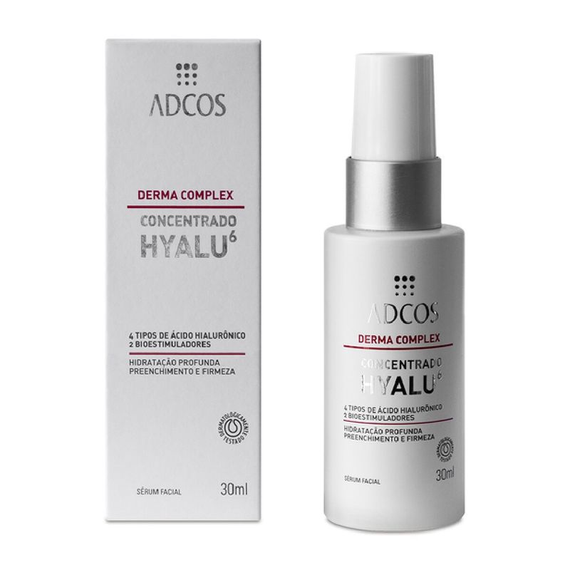 Sérum Facial Adcos Derma Complex Concentrado Hyalu 6 com 30ml - D'Or ...
