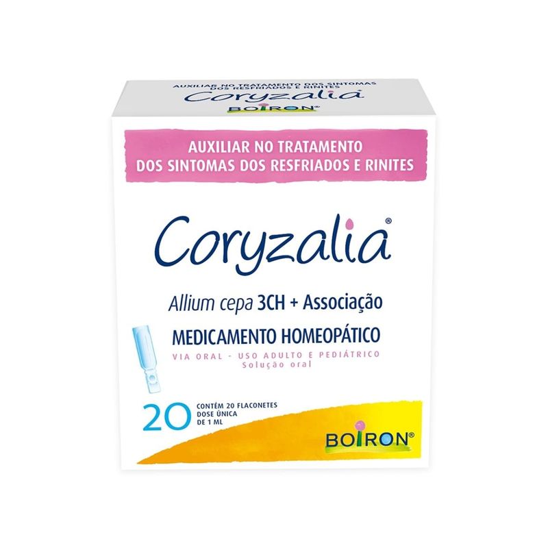 Coryzalia Solução Oral 20 Flaconetes de 1ml - D'Or Mais Saúde