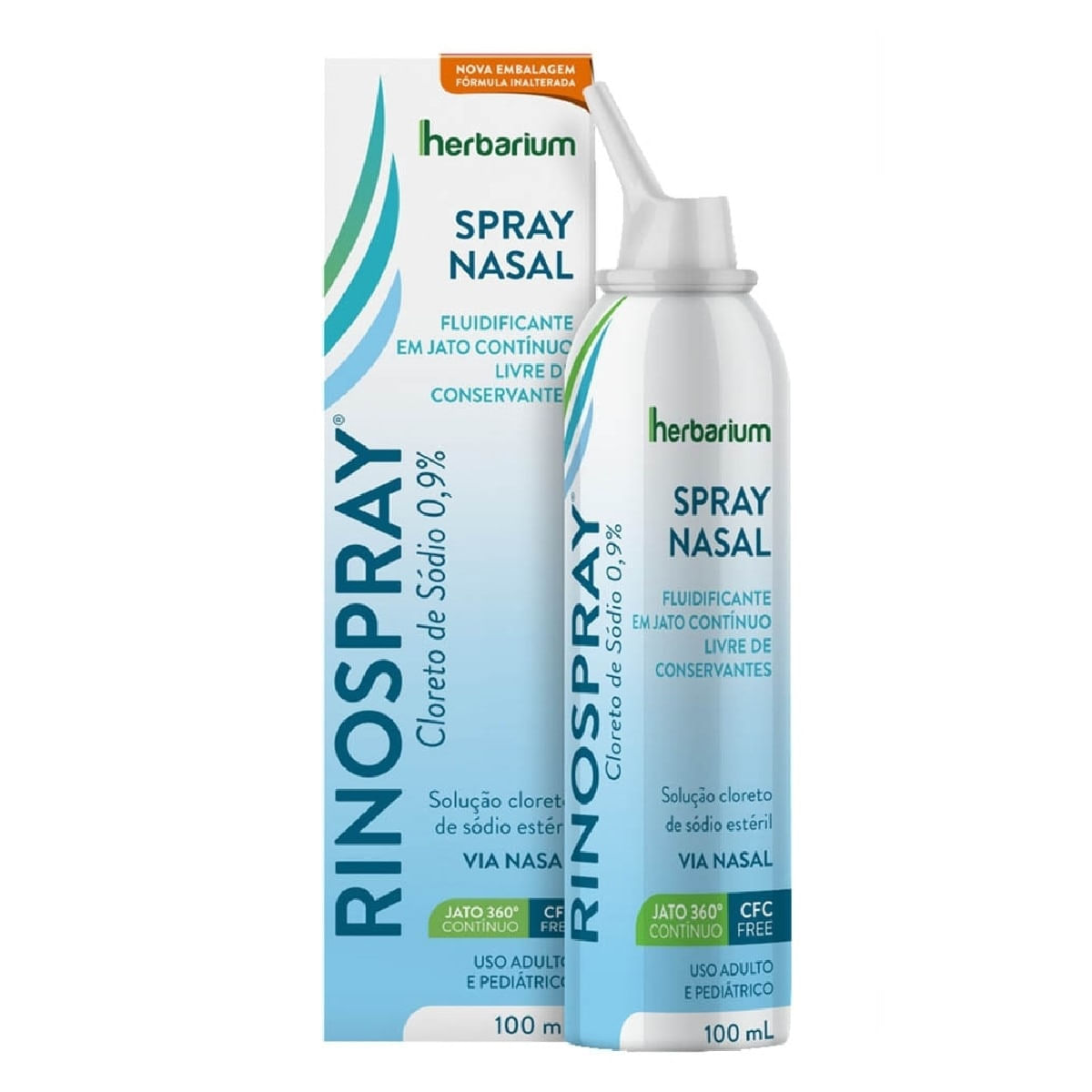 Rinospray Solução Nasal Spray Jato Contínuo 100ml - D'Or Mais Saúde