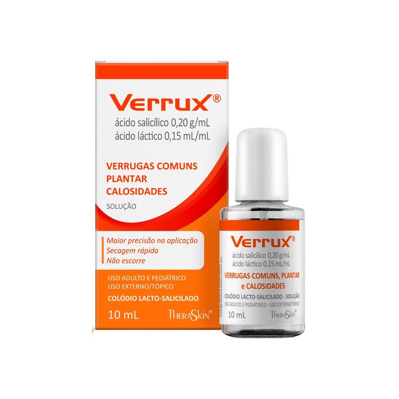 Verrux Solução 0,20mg + 0,15mg 10ml - D'Or Mais Saúde