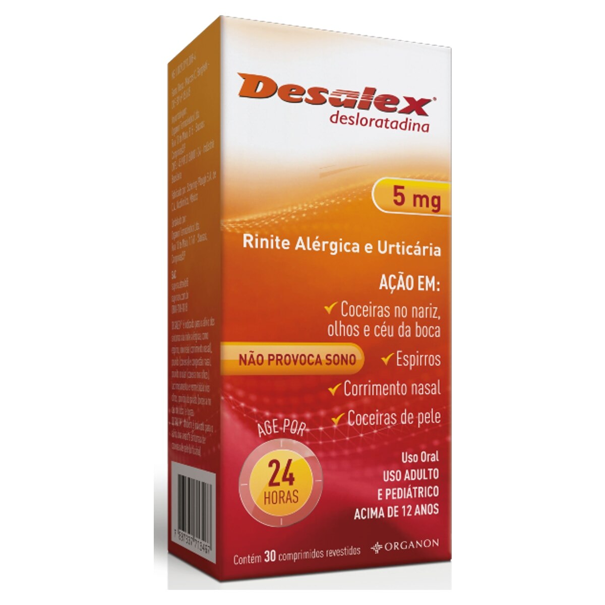 Desalex 5mg 30 Comprimidos Revestidos - D'Or Mais Saúde