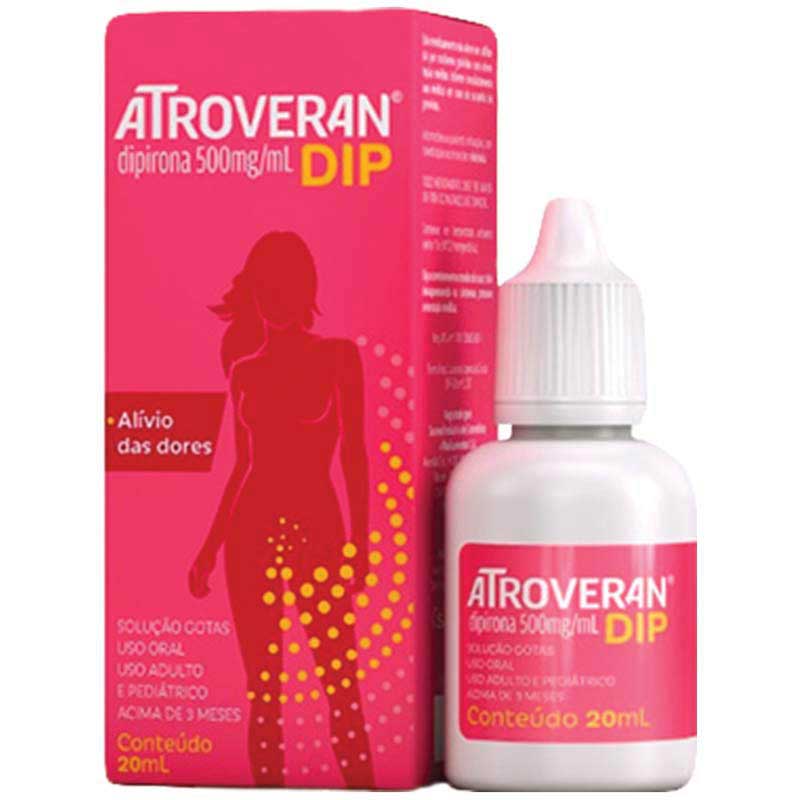 Atroveran Dip Gotas 500mg 20ml - D'Or Mais Saúde