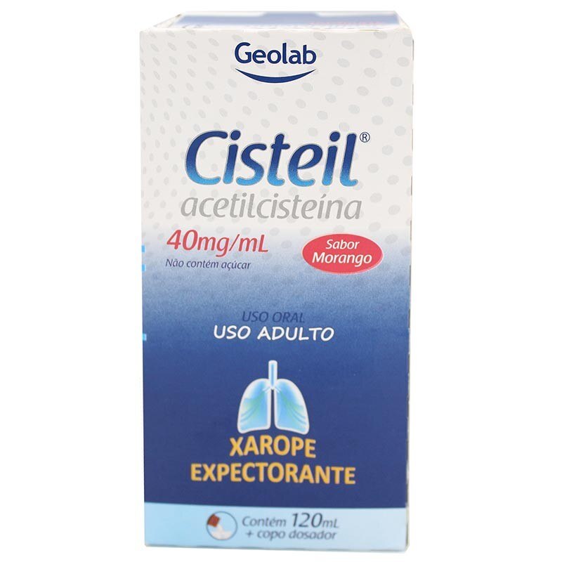Cisteil Xarope Adulto 40mg 120ml - D'Or Mais Saúde