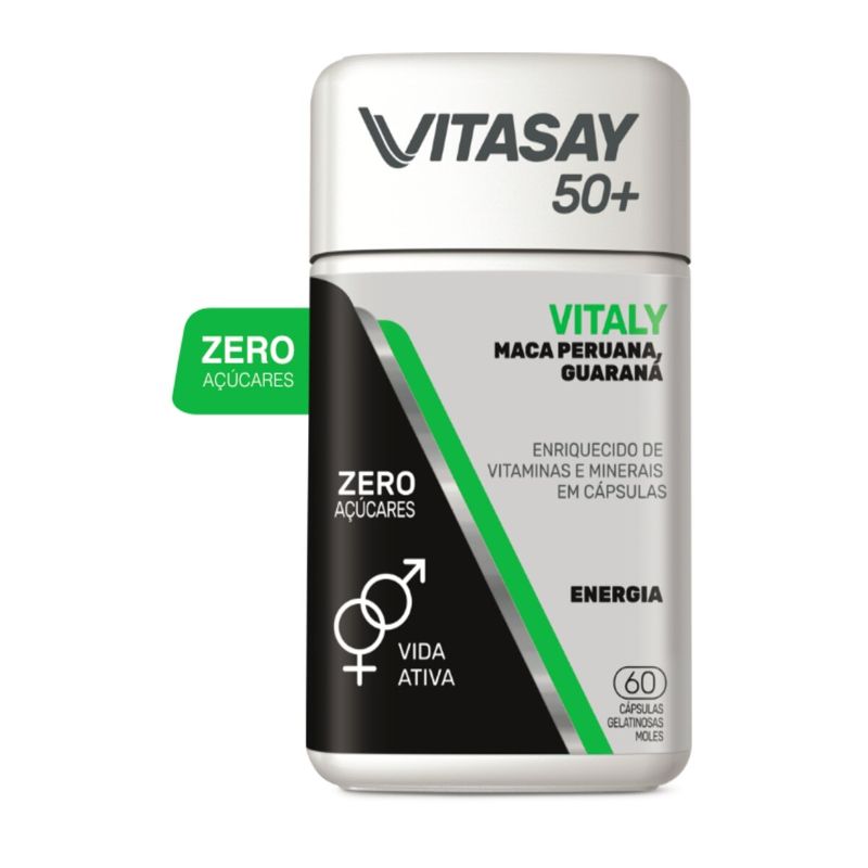 Vitasay 50+ Vitaly 60 Cápsulas - D'Or Mais Saúde