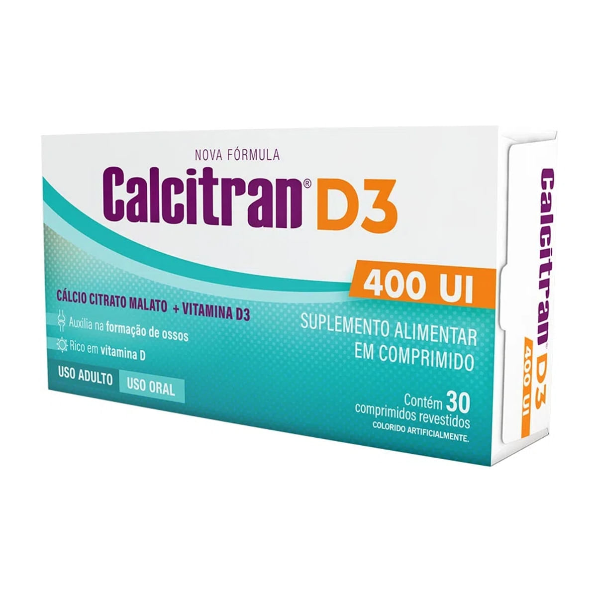 Calcitran D3 30 Comprimidos - D'Or Mais Saúde