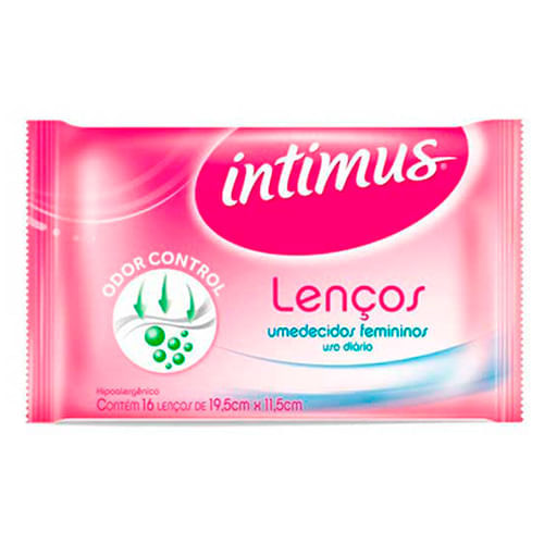 Lenços Umedecidos Intimus 16 Unidades - D'Or Mais Saúde