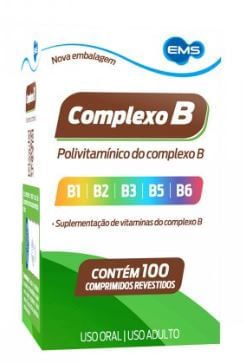 Complexo B Polivitaminico Ems 100 Comprimidos - D'Or Mais Saúde