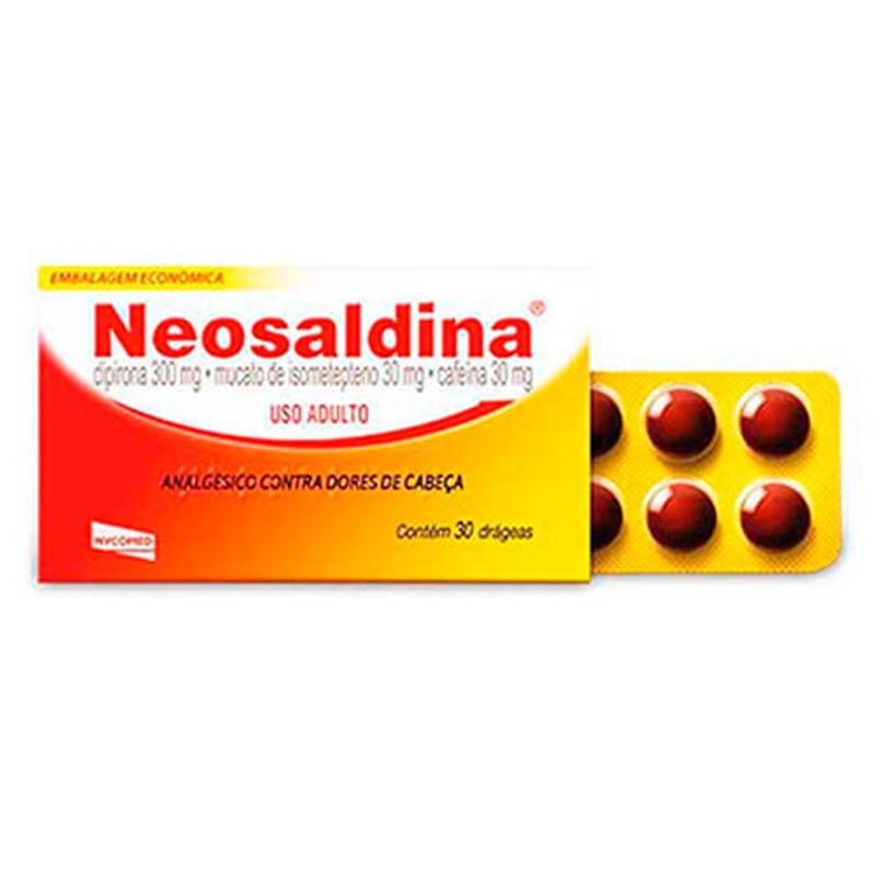 Neosaldina 30 Comprimidos - D'Or Mais Saúde