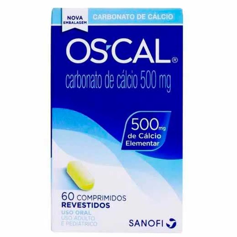 Oscal 500 500mg 60 Comprimidos Revestidos - D'Or Mais Saúde