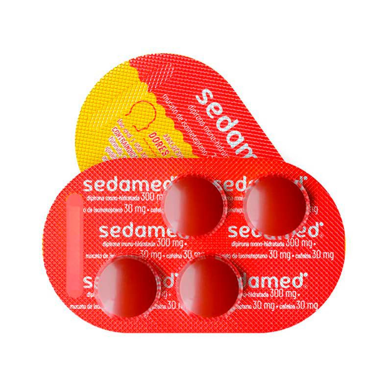 Sedamed 30mg/300mg/30mg 4 Comprimidos Revestidos - D'Or Mais Saúde