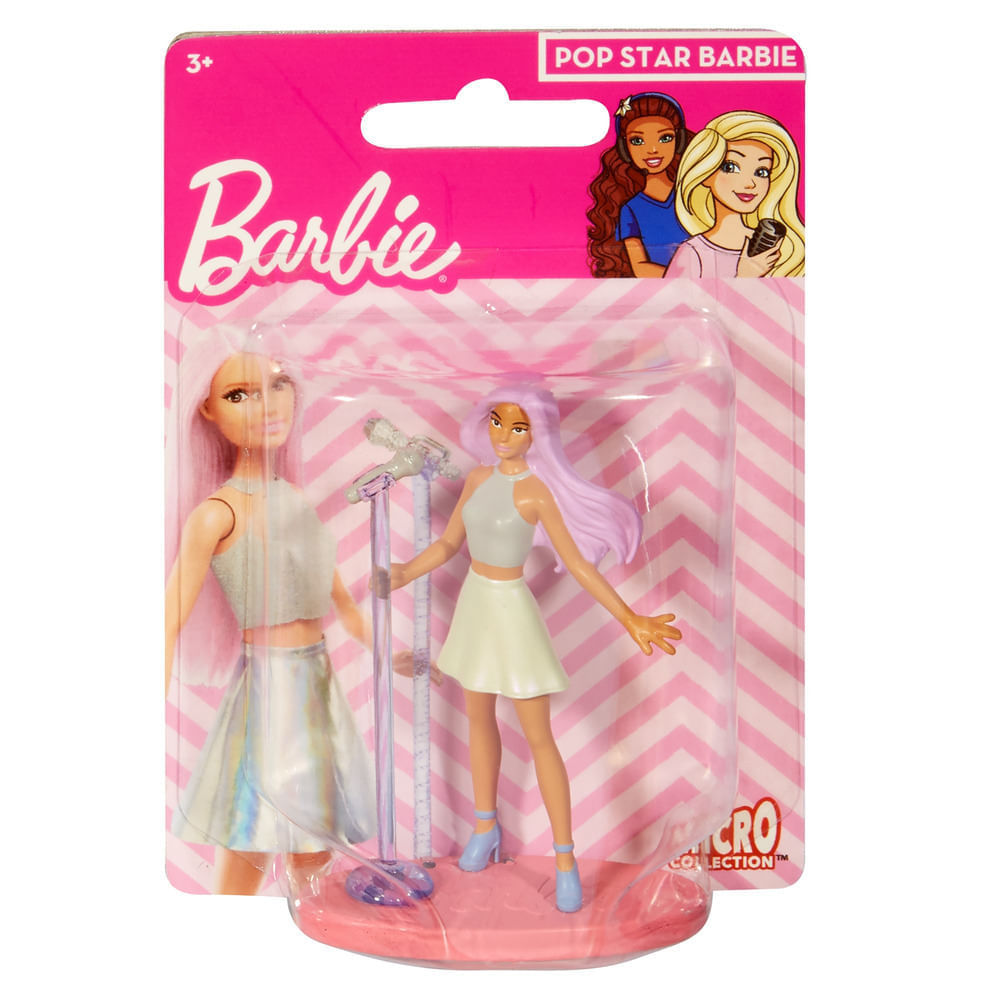 Mini Boneca Colecionável - Barbie Micro Collection - Pop Star - Mattel ...