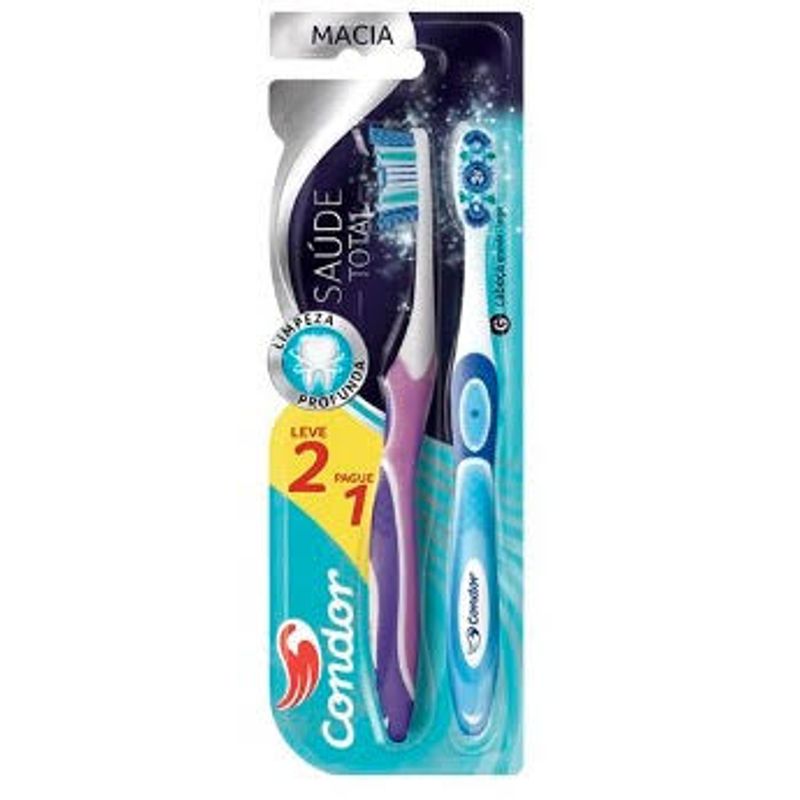 Escova Dental Condor Ultra Clean Macia Leve 2 Pague 1 - D'Or Mais Saúde