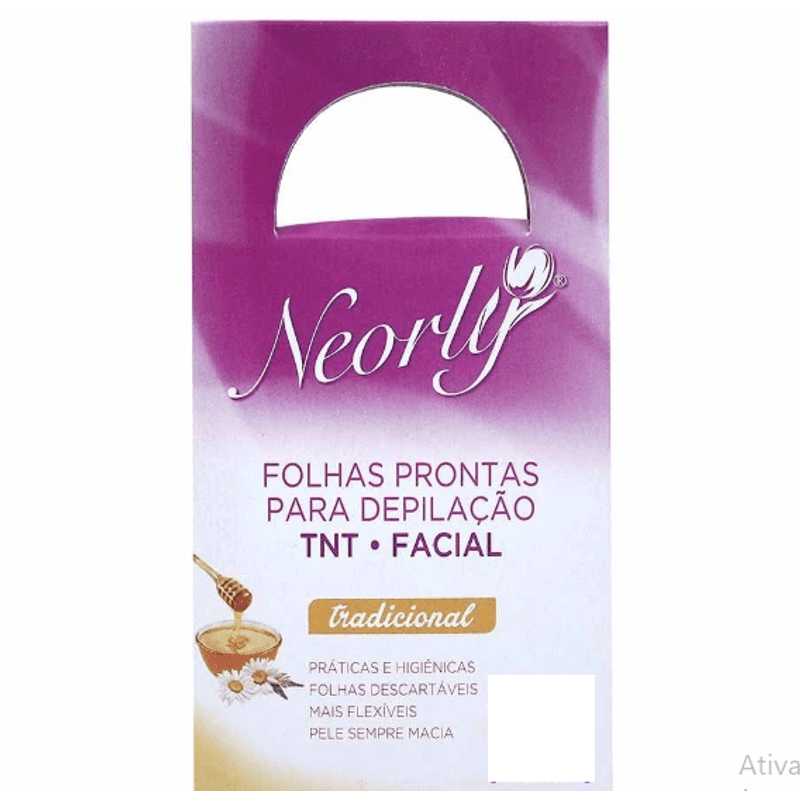 Folha Pronta Tnt Para Depilação Corporal Neorly com 8 Pares - D'Or Mais ...