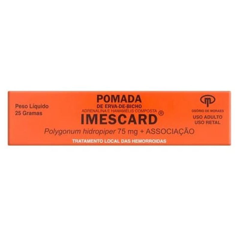 Imescard Pomada 25g Ósorio de Moraes - D'Or Mais Saúde