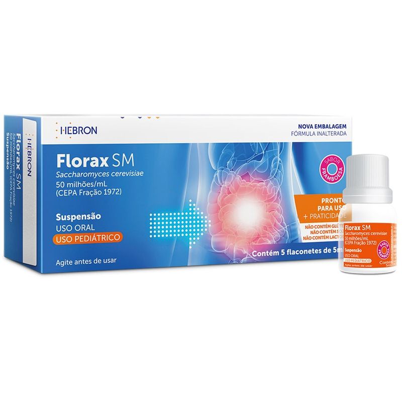 Florax SM 50 Milhões/ml 5 unidades - D'Or Mais Saúde