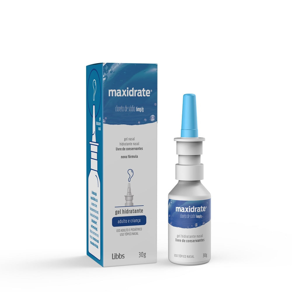 Maxidrate 6mg Gel Nasal 30g - D'Or Mais Saúde