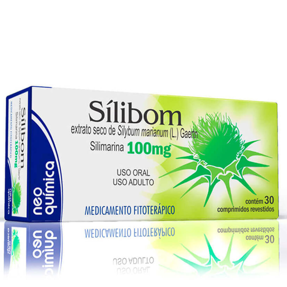 Silibom 100mg Adulto 30 Comprimidos - D'Or Mais Saúde