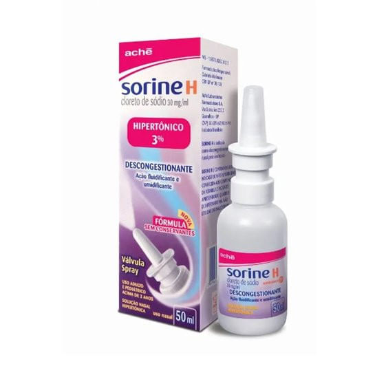 Sorine H 3% 30mg/mL Frasco 50ml - D'Or Mais Saúde