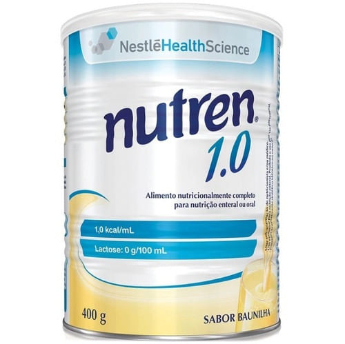Fórmula para Nutrição Enteral Nestlé Nutren 1.0 - baunilha 400g - D'Or ...