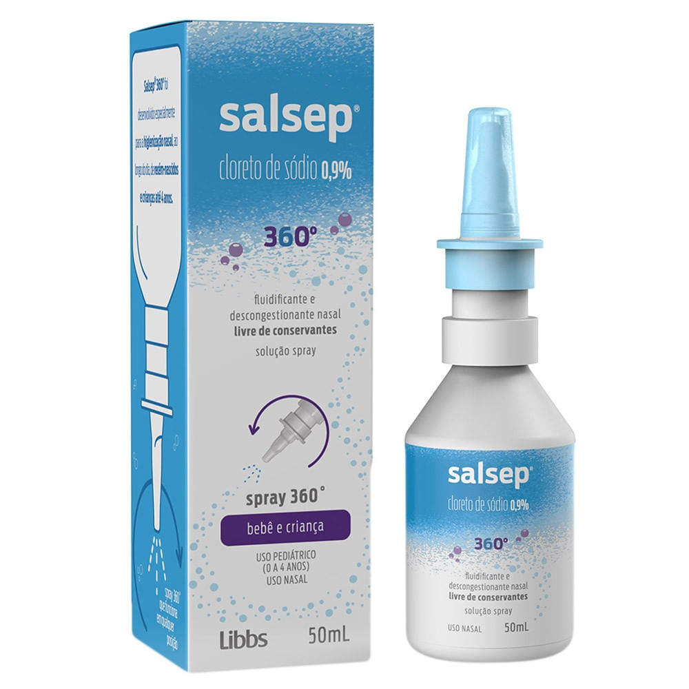 Salsep 360 50ml solução nasal spray - D'Or Mais Saúde