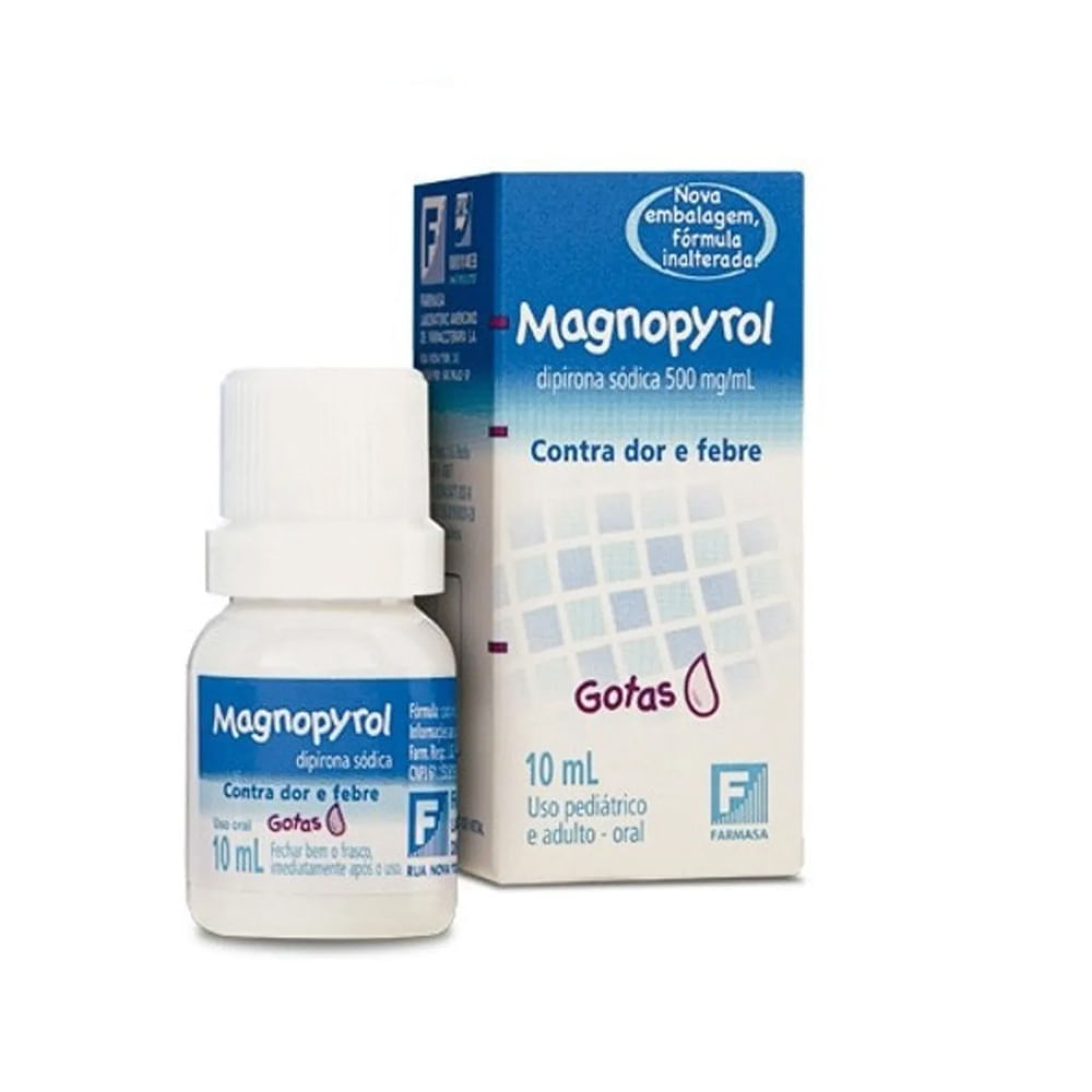 Magnopyrol 500mg Gotas 10ml - D'Or Mais Saúde