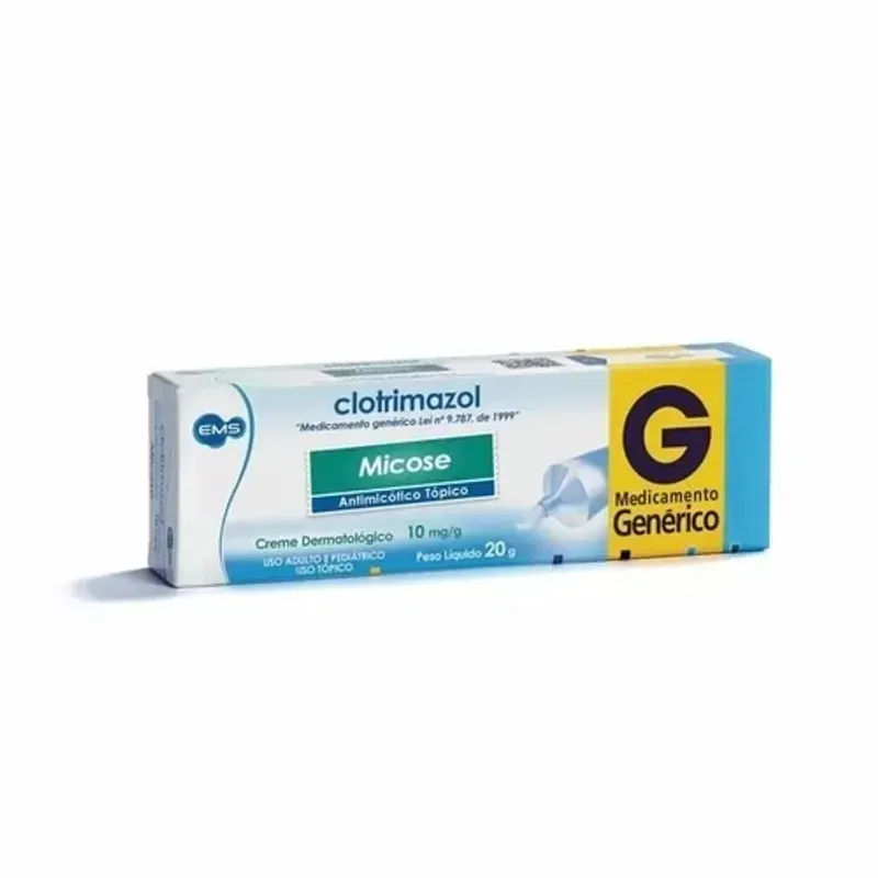 Clotrimazol Creme Dermatológico 10mg/g 20g - D'Or Mais Saúde