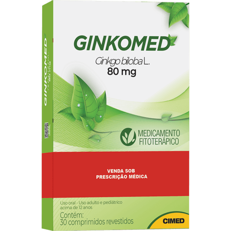 Ginkomed 30 comprimidos revestidos - D'Or Mais Saúde