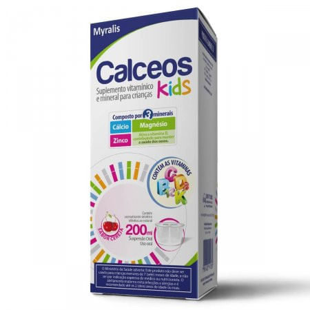 Suplemento Vitamínico Infantil Calceos Kids Sabor Cereja 200ml - D'Or ...