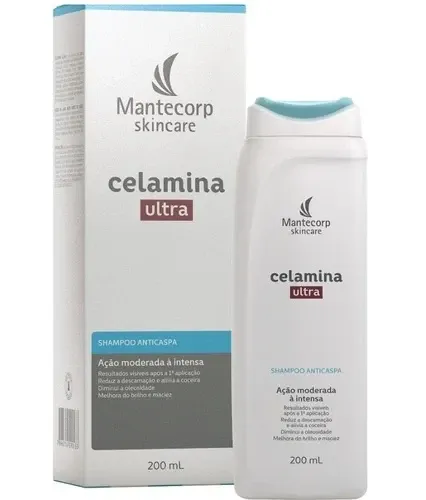 Shampoo Anticaspa Mantecorp Celamina Ultra 200ml - D'Or Mais Saúde