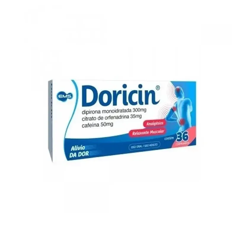 Doricin Analgésico 36 Comprimidos - D'Or Mais Saúde
