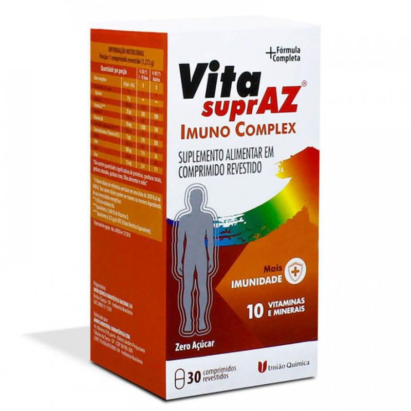 VitasuprAZ Imuno Complex 30 comprimidos - D'Or Mais Saúde