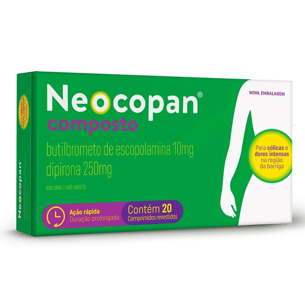 Neocopan composto 20 comprimidos - D'Or Mais Saúde