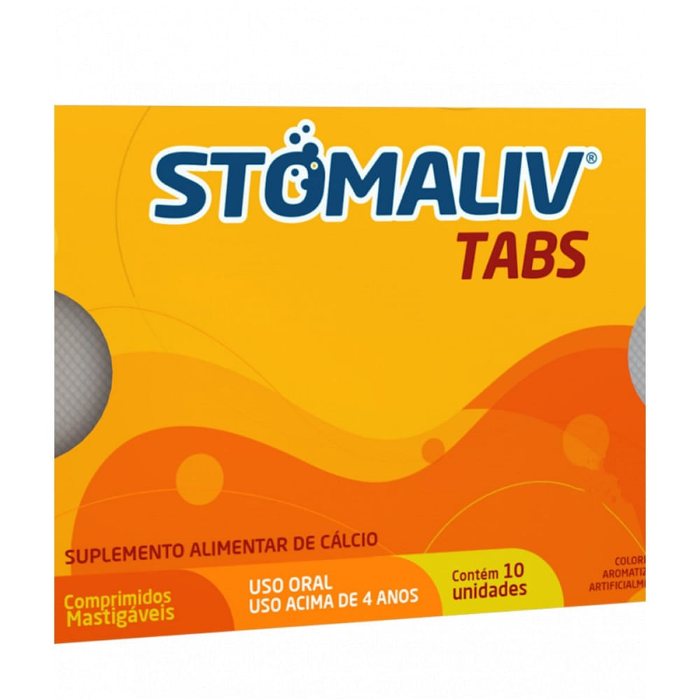 Stomaliv Tabs Laranja 10 Comprimidos - D'Or Mais Saúde